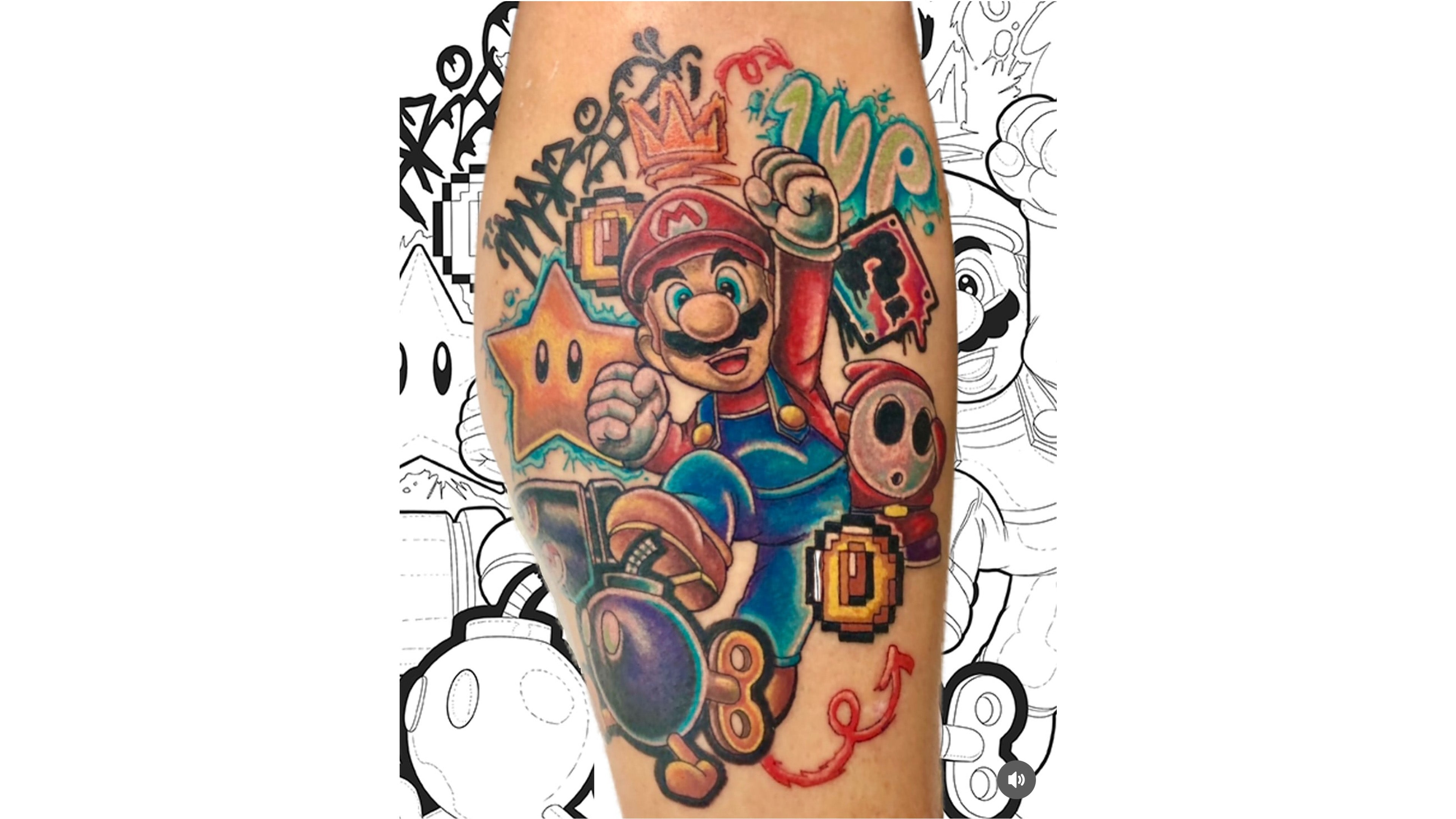 The Meaning and Passion Behind Mario Bros Tattoos – After Inked