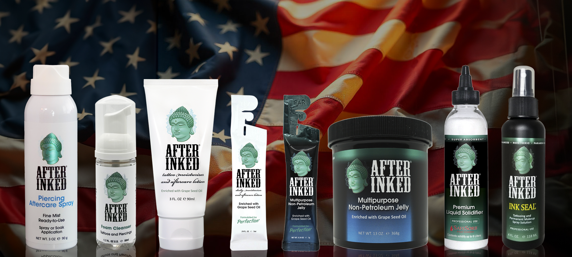 After Inked Tattoo Aftercare, Piercing Aftercare, PMU care